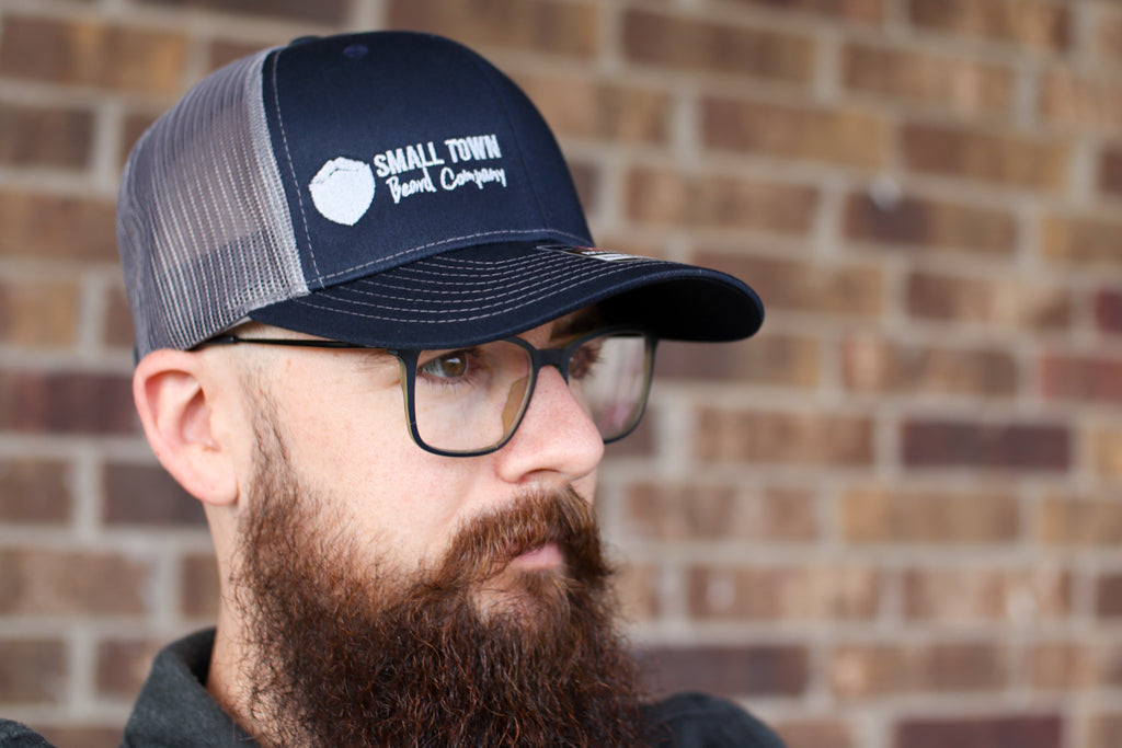 Caps | Navy/Gray | Small Town Beard Company – Small Town Beard Company LLC